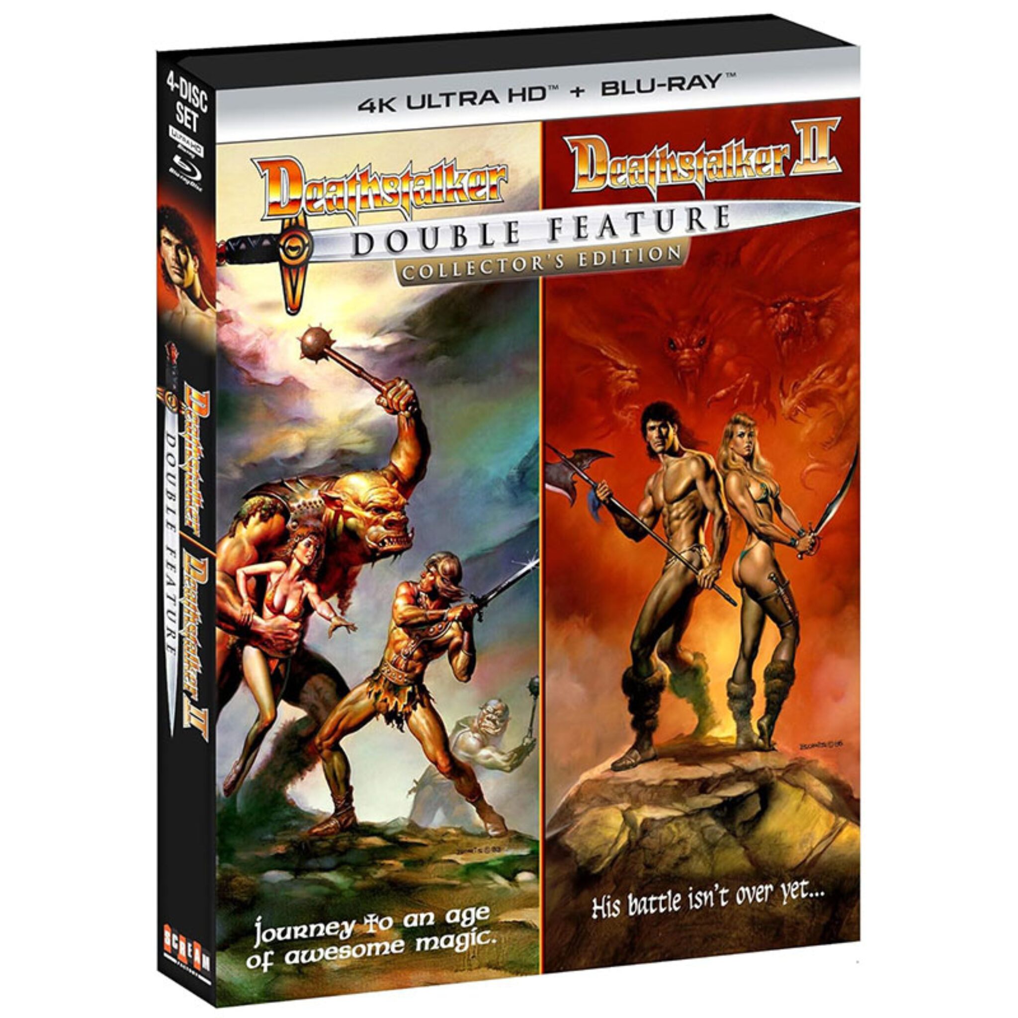 "Deathstalker / Deathstalker II" Double Feature auf 4K Ultra HD ab ...