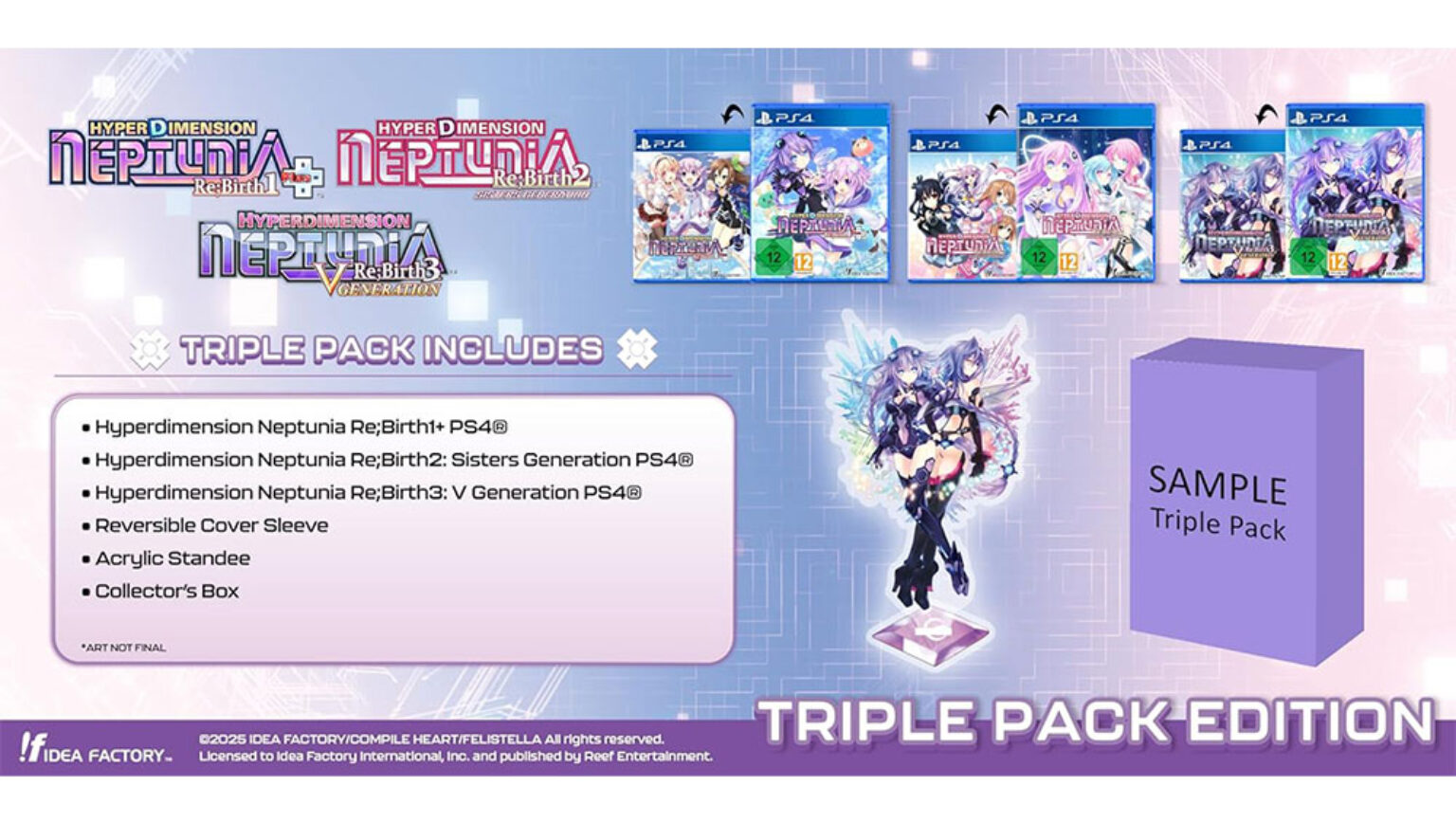 "Hyperdimension Neptunia Re;Birth Series (1-3)" Triple Pack für die ...
