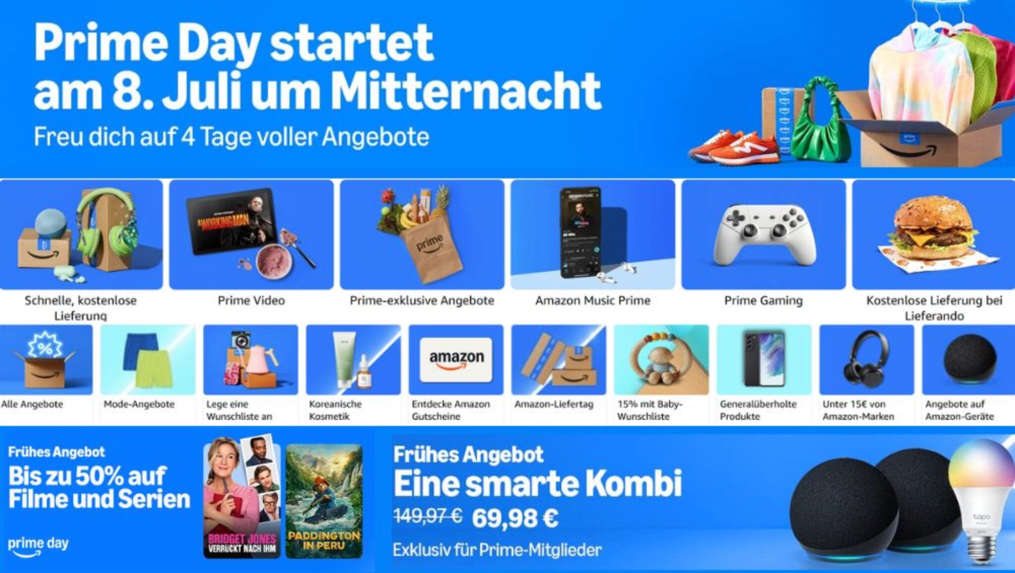 Prime Day 2025 mit Angeboten exklusiv für Prime-Mitglieder