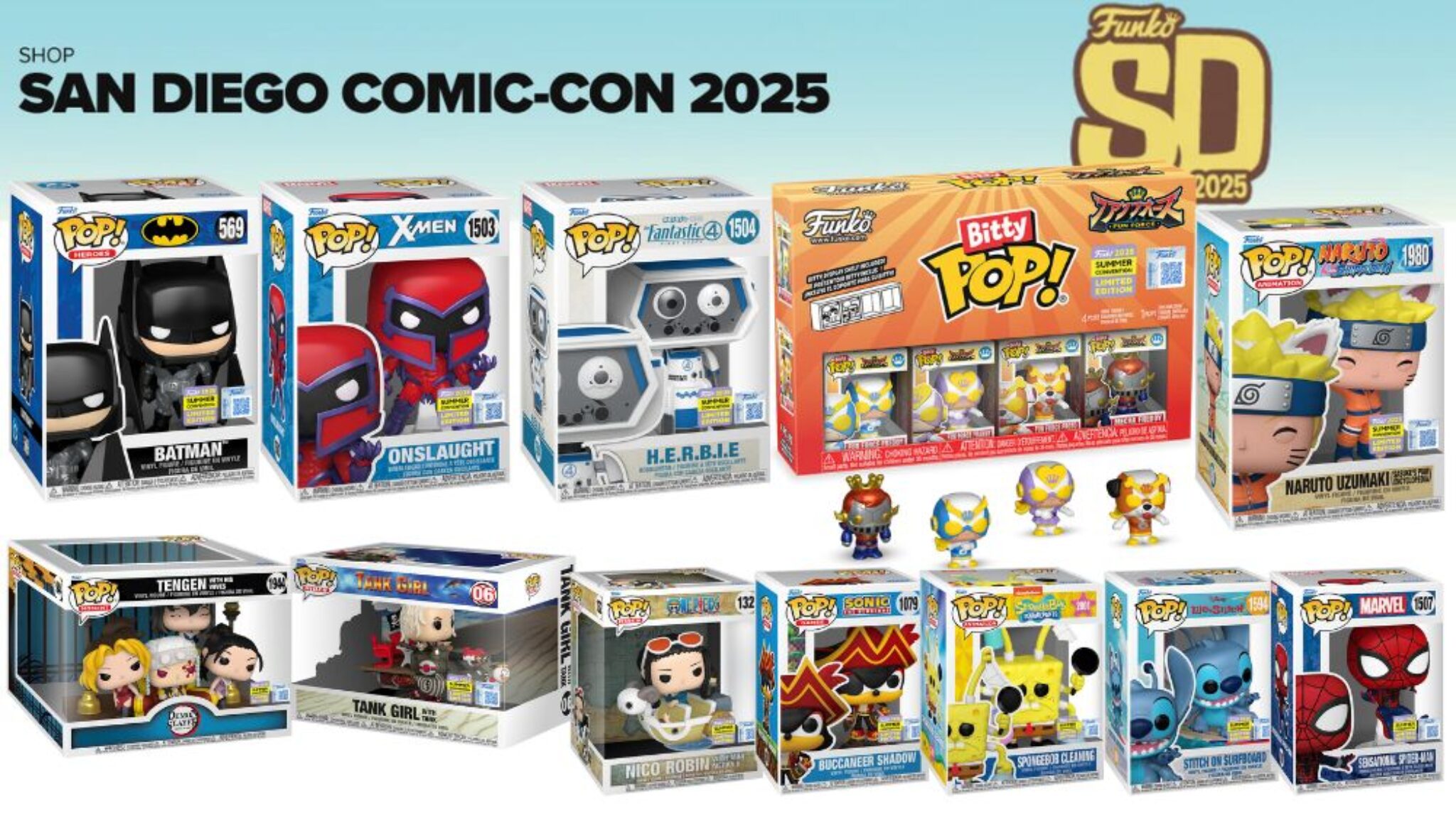 Funko POP! San Diego Comic-Con Neuheiten 2025