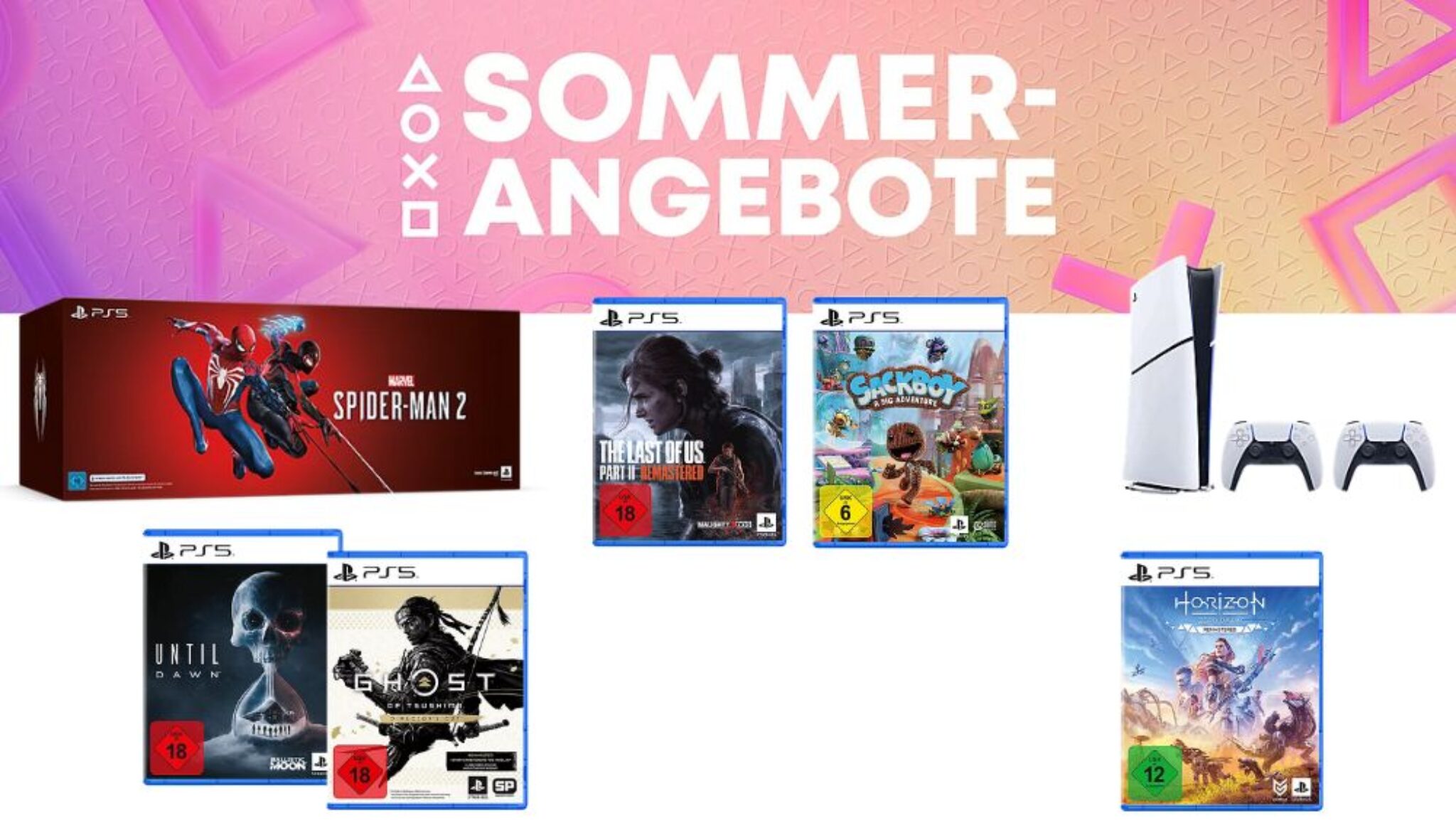 Sommerangebote bei Playstation Direct