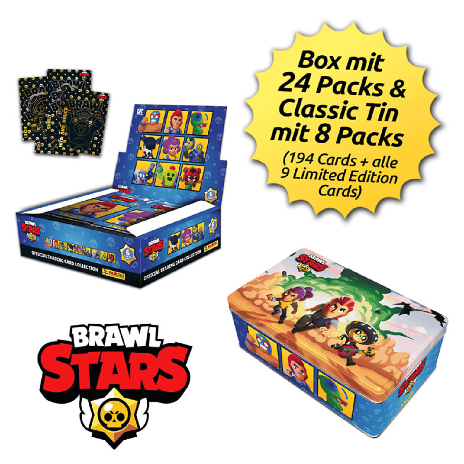 "Brawl Stars Trading Cards" verschiedene Bundles ab September 2025