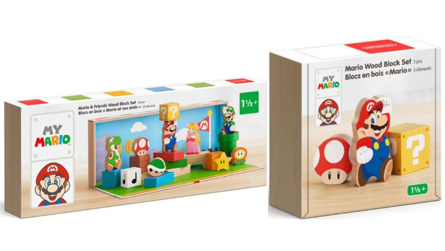 My Mario – Super Mario Wood Block Sets (mit Amiibo-Funktion) ab 2025/ ...