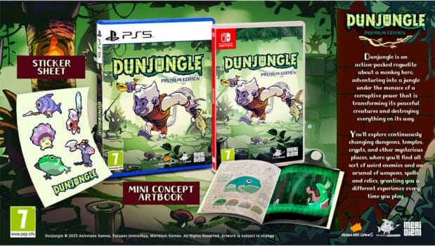 "Dunjungle" Premium Edition für Playstation 5 & Nintendo Switch für je ...