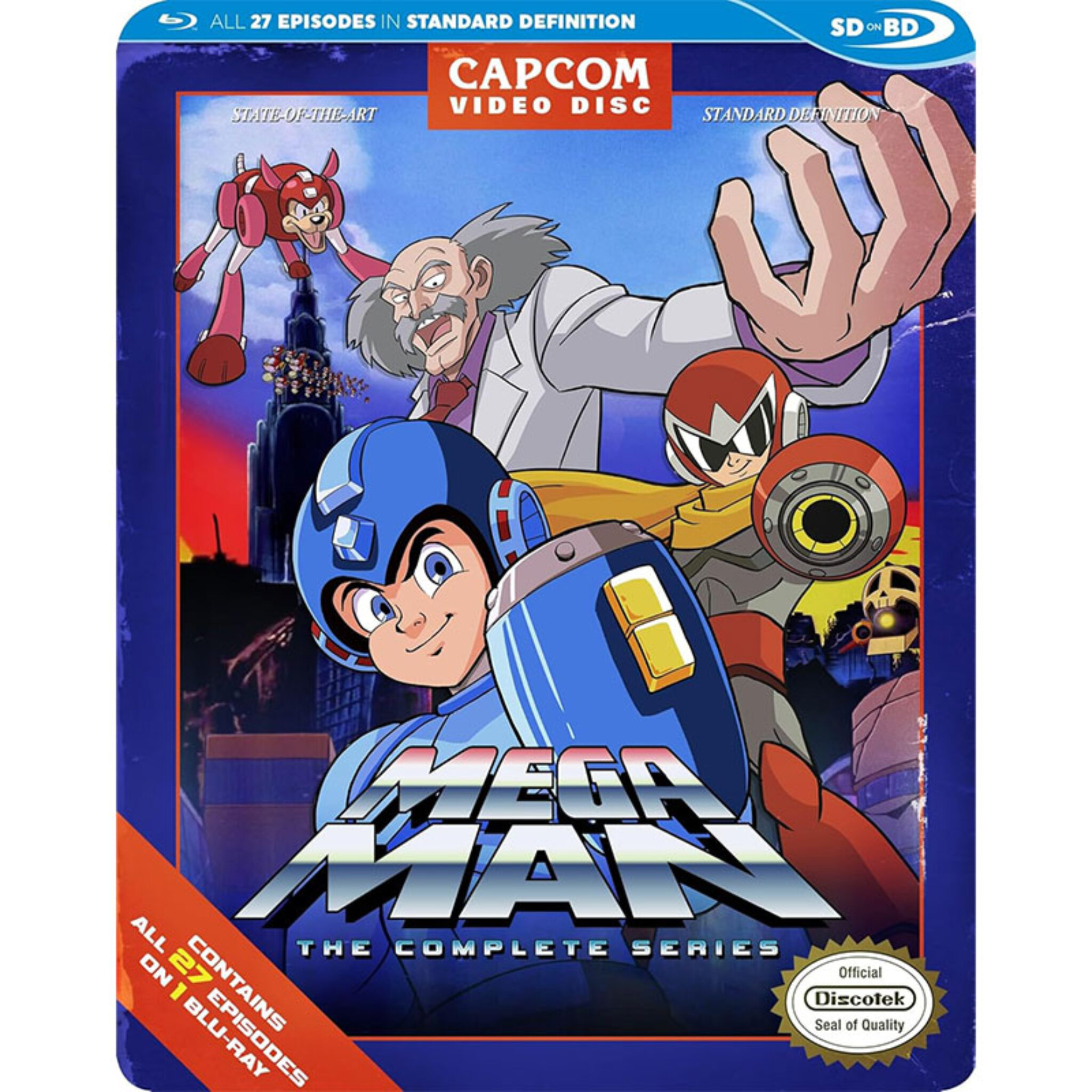 "Mega Man" Animated TV Series auf Blu-ray (SD on BD) ab Oktober 2025 (US)
