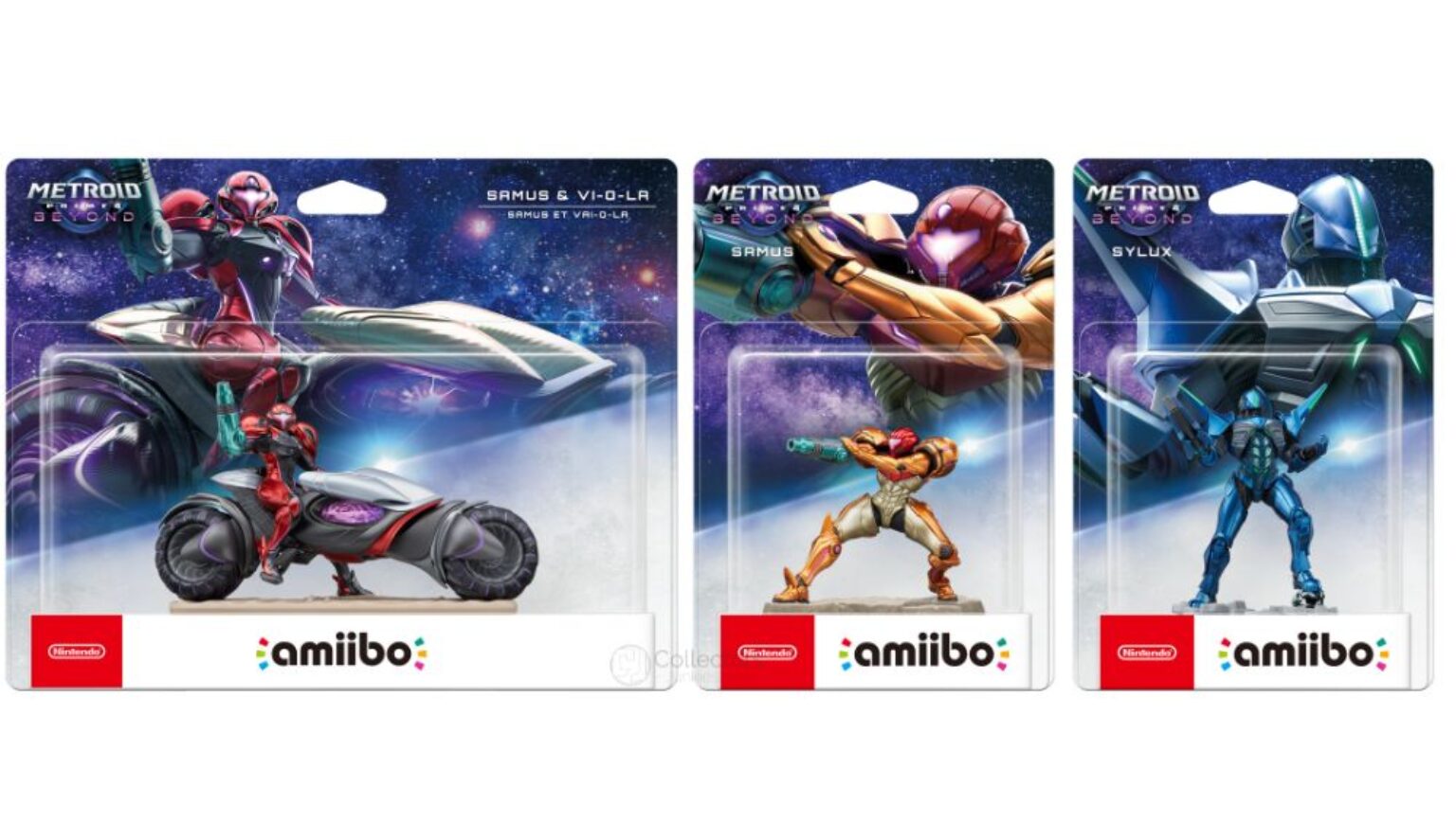 Metroid Prime: Beyond amiibo Figuren "Samus", "Samus & Vi-O-La" und ...