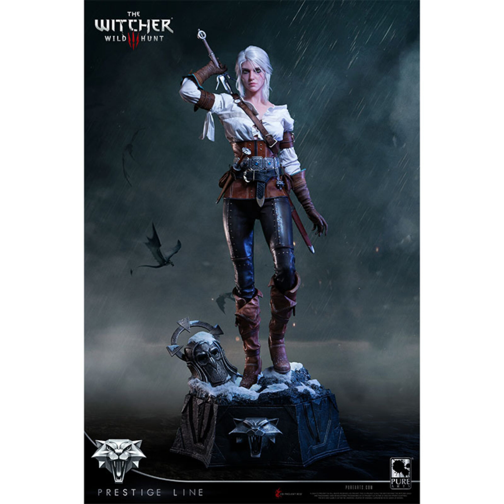 The Witcher 3: Wild Hunt "Ciri of Cintra" 1/2 Scale Statue von Pure ...