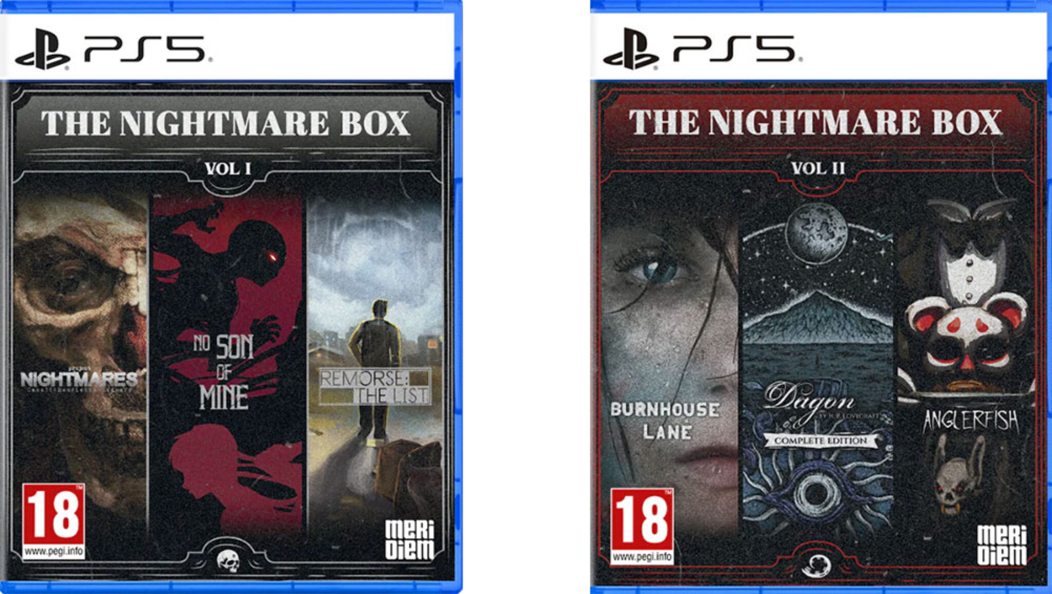 "THE NIGHTMARE BOX" VOL 1 & 2 ab November 2025 für die Playstation 5