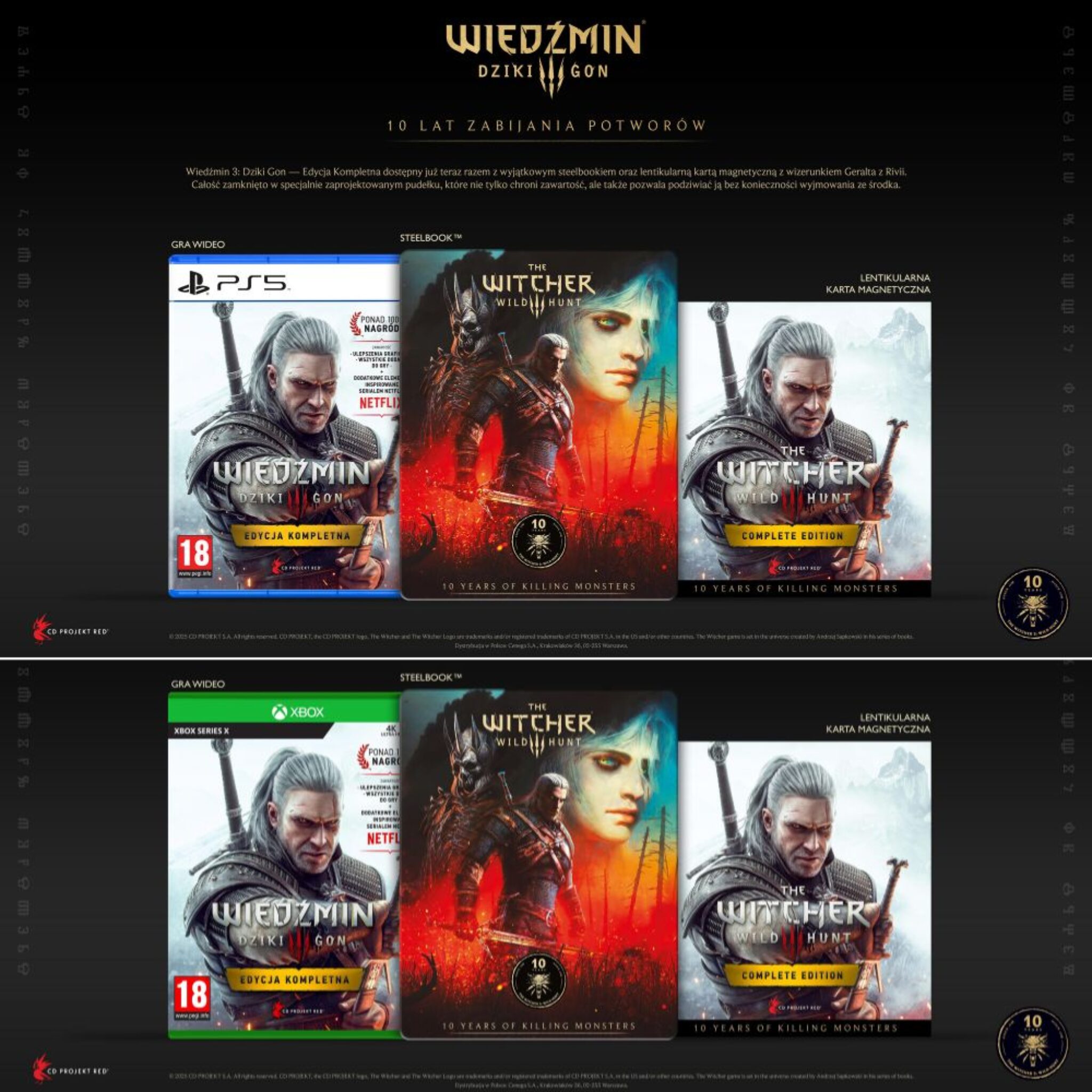 „The Witcher 3: Wild Hunt“ Complete Edition (10th Anniversary Edition ...