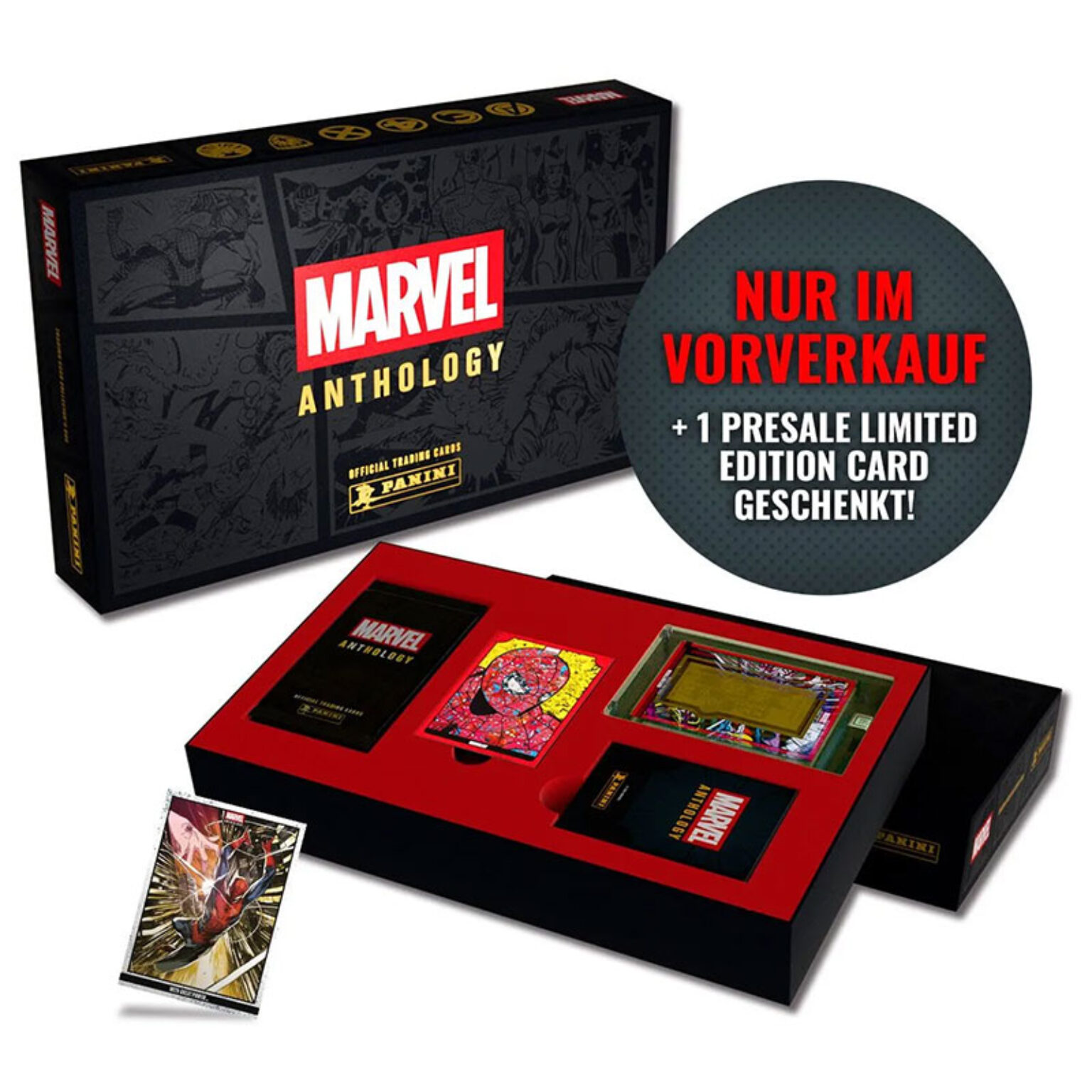 Marvel Anthology Trading Card Treasure Box + 1 Limited Edition Card ab ...