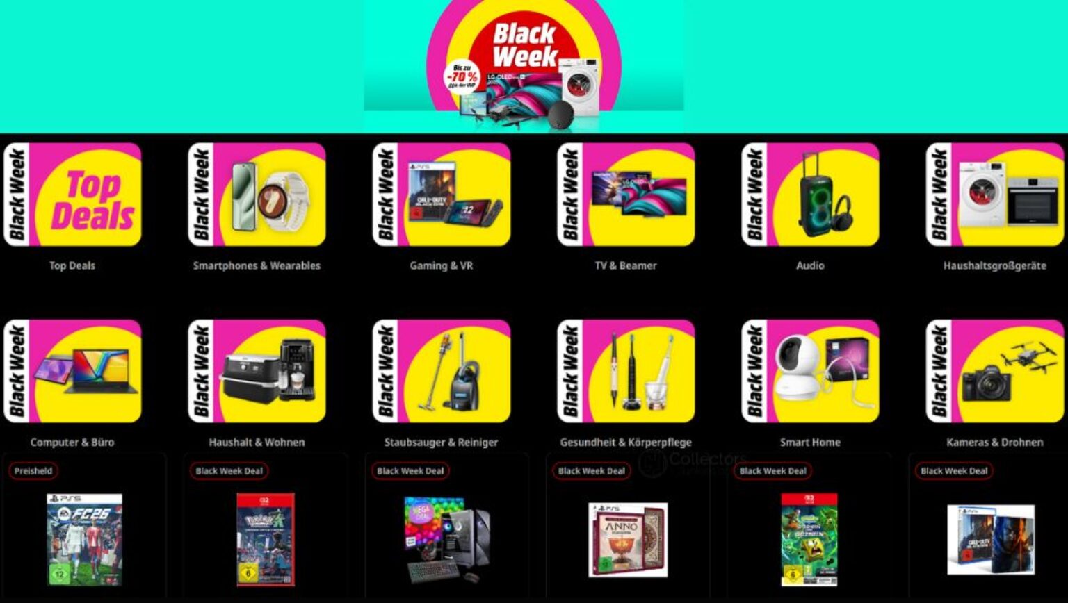 Black Week Aktion bei MediaMarkt & Saturn