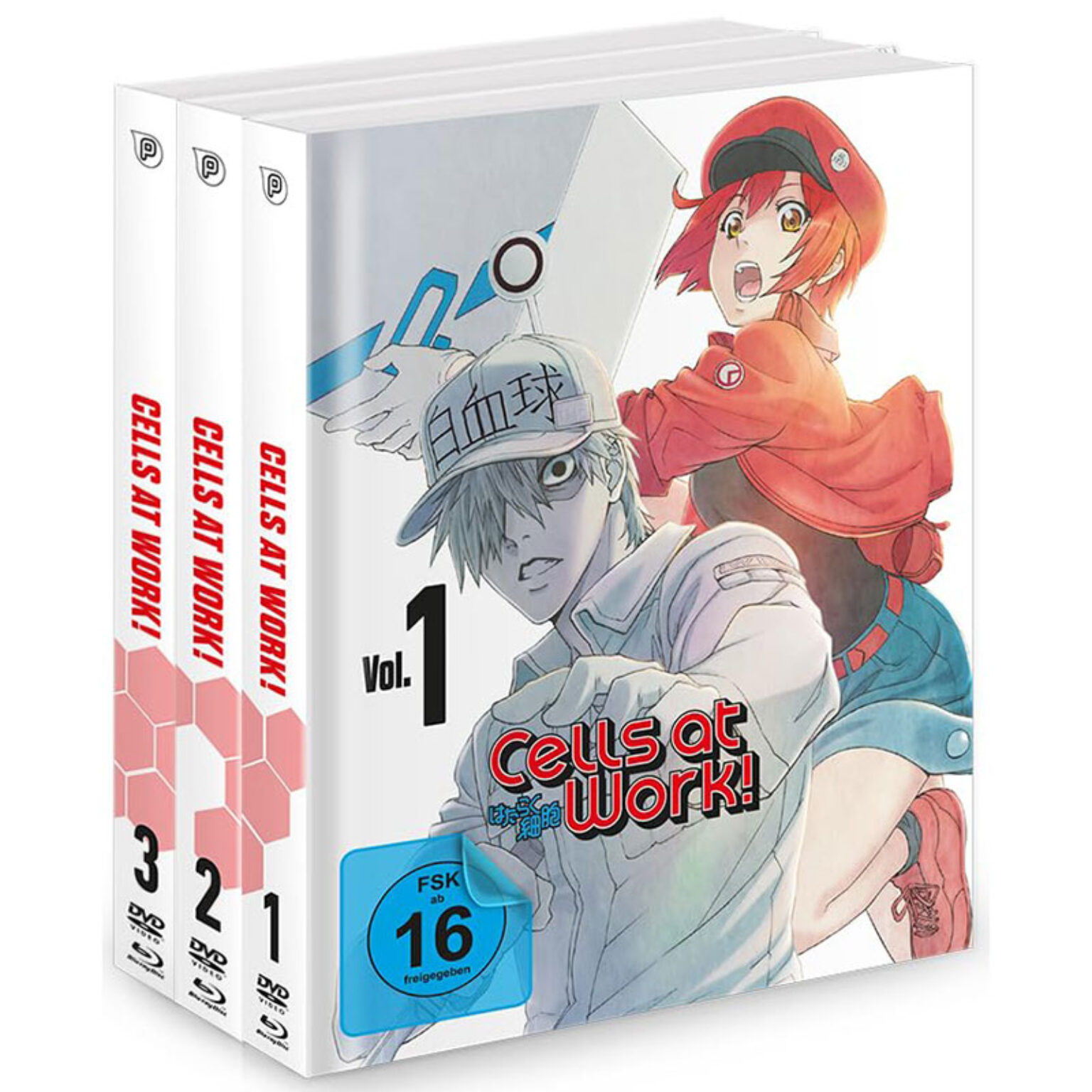 "Cells at Work" Gesamtausgabe mit Vol. 1-3 im Bundle auf Blu-ray ab ...