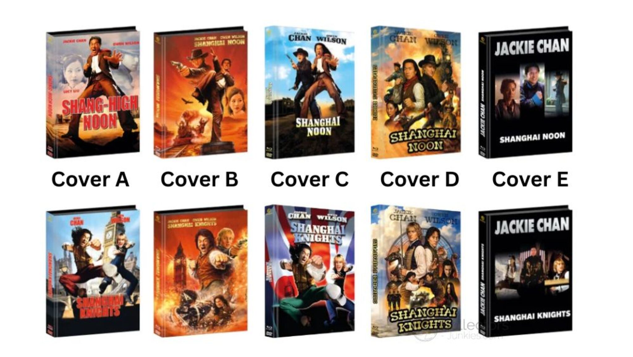 "Shang-High Noon" & "Shanghai Knights" in mehreren Blu-ray Mediabooks ...