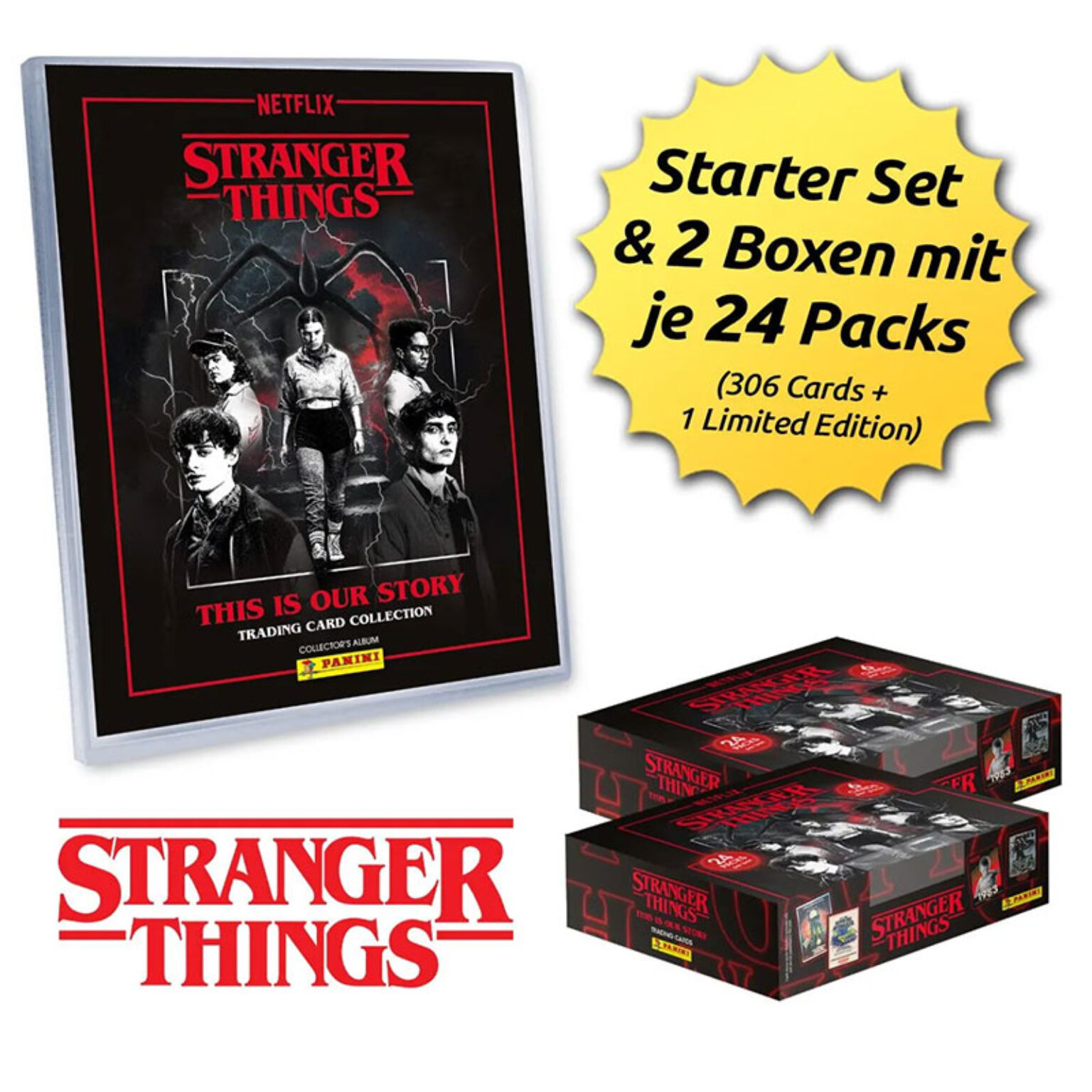 Stranger Things Trading Cards - verschiedene Bundles