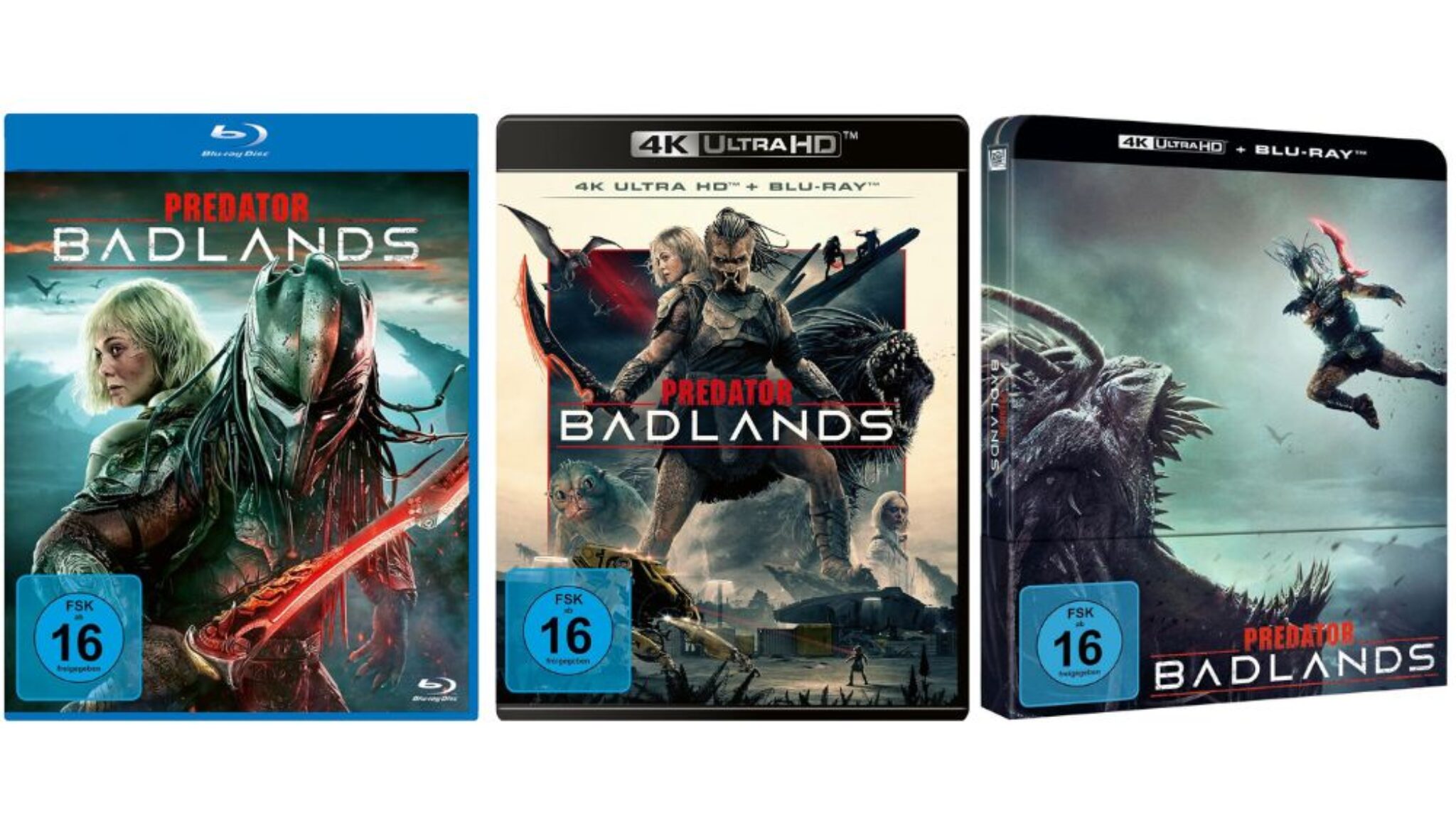 "Predator: Badlands" im 4K Steelbook & Standard Varianten ab 1. Quartal ...