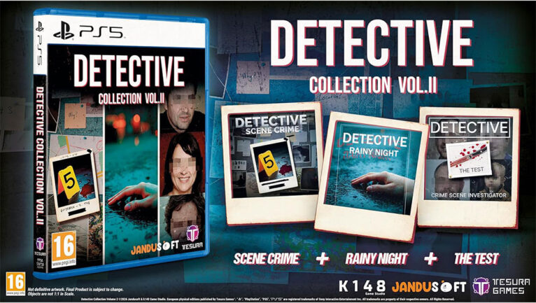 "Detective Collection Vol. II" für die Playstation 5 ab April 2026
