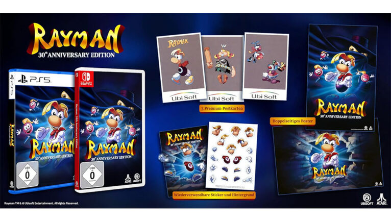 "Rayman: 30th Anniversary Edition" für die Playstation 5 & Nintendo ...