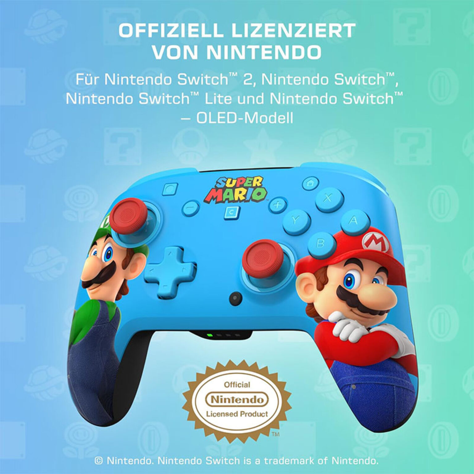 Turtle Beach Rematch Wireless Controller „Mario and Luigi “-Design für ...