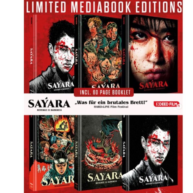 Indeed Film bringt 2026 "Saýara" in mehreren 4K Mediabooks heraus