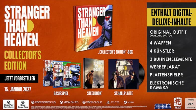 "Stranger Than Heaven" Collectors Edition für die Playstation 5 & Xbox ...