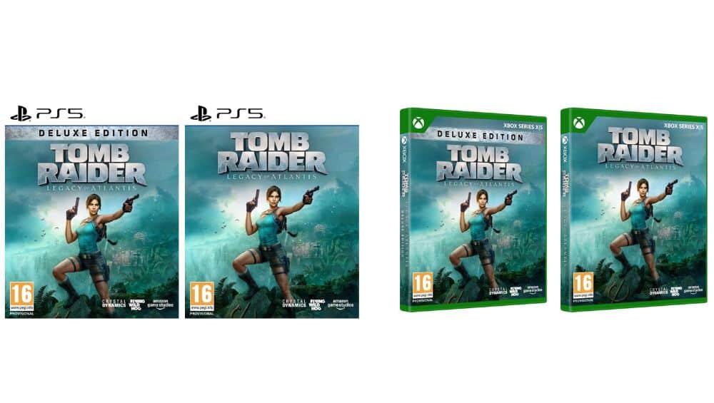"Tomb Raider: Legacy of Atlantis" Collectors Edition & Standard ...
